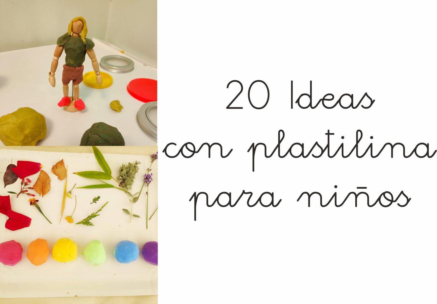 20 ideas con plastilina para niños - Jugar y asombrarse