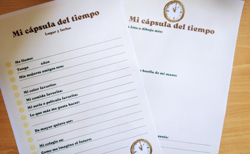 Cápsula del tiempo para niños (con imprimible gratuito) - Jugar y ...