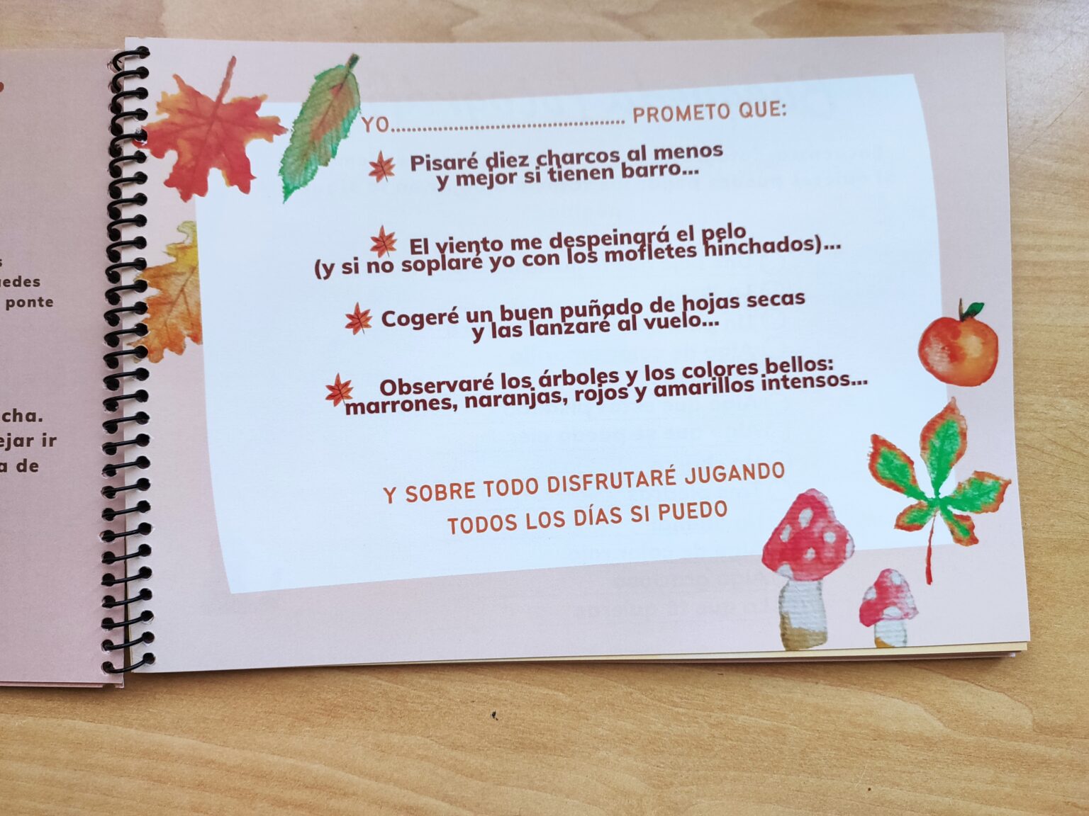 Jugando el otoño es... - Jugar y asombrarse